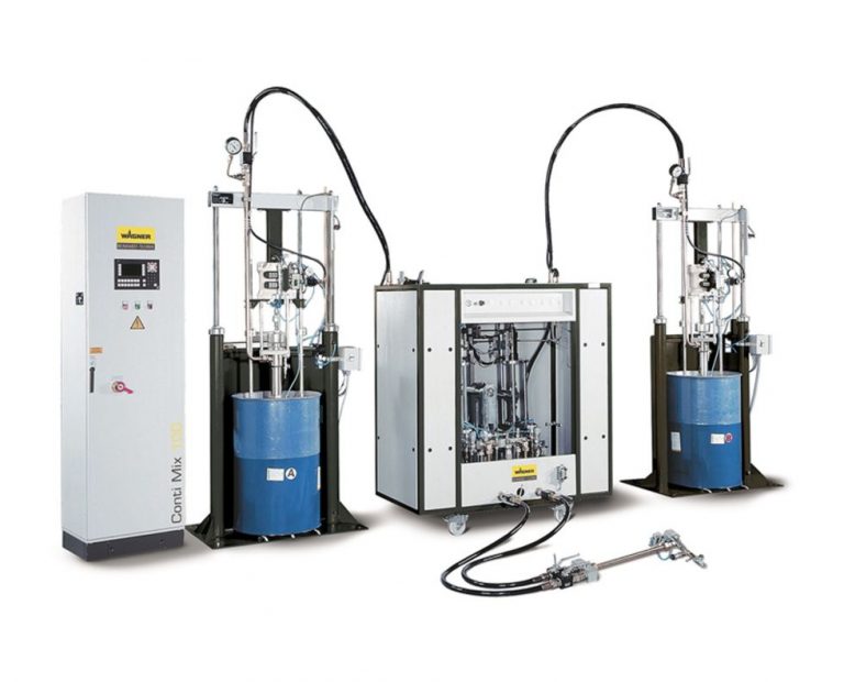 Aplicación adeshivo bicomponente - TECINSA